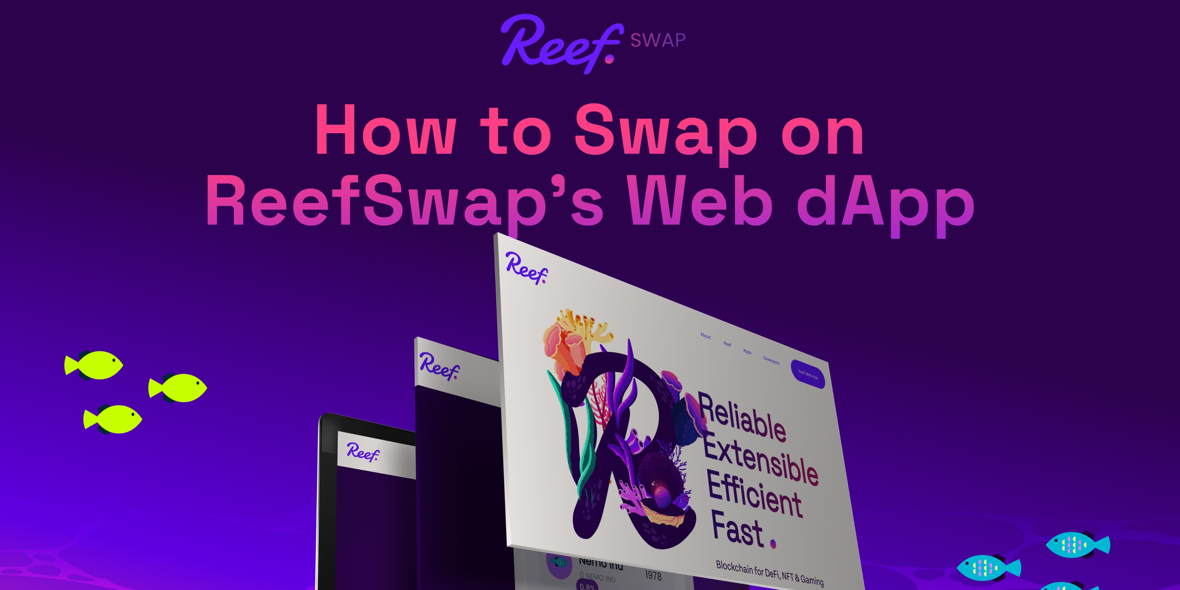 How to Swap on ReefSwap’s Web dApp