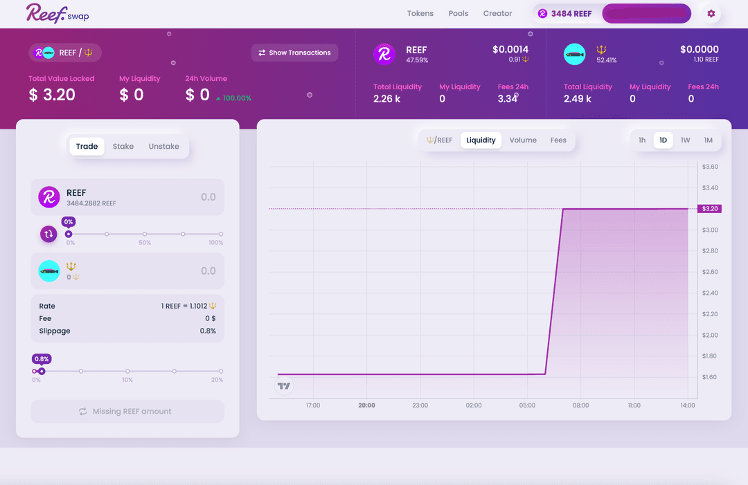 Reef Launches Reef Chain Wallet and ReefSwap